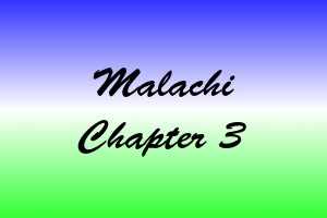 Malachi Chapter 3